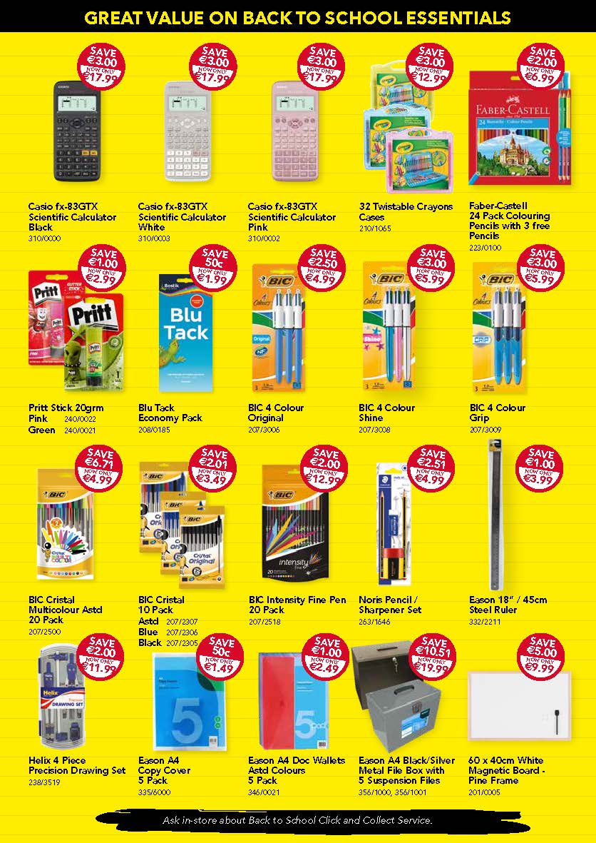 STATIONARY CATALOGUE Page 3 Athlone Towncentre Shopping Centre STATIONARY CATALOGUE Page 3 Athlone Towncentre Shopping Centre